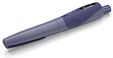 OPTICLIK Pen Injektionshilfe Insulin blau - Diabetiker-Bedarf.ch